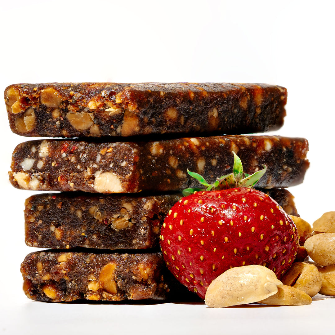 organic peanut butter and jelly energy bar | jonesbar