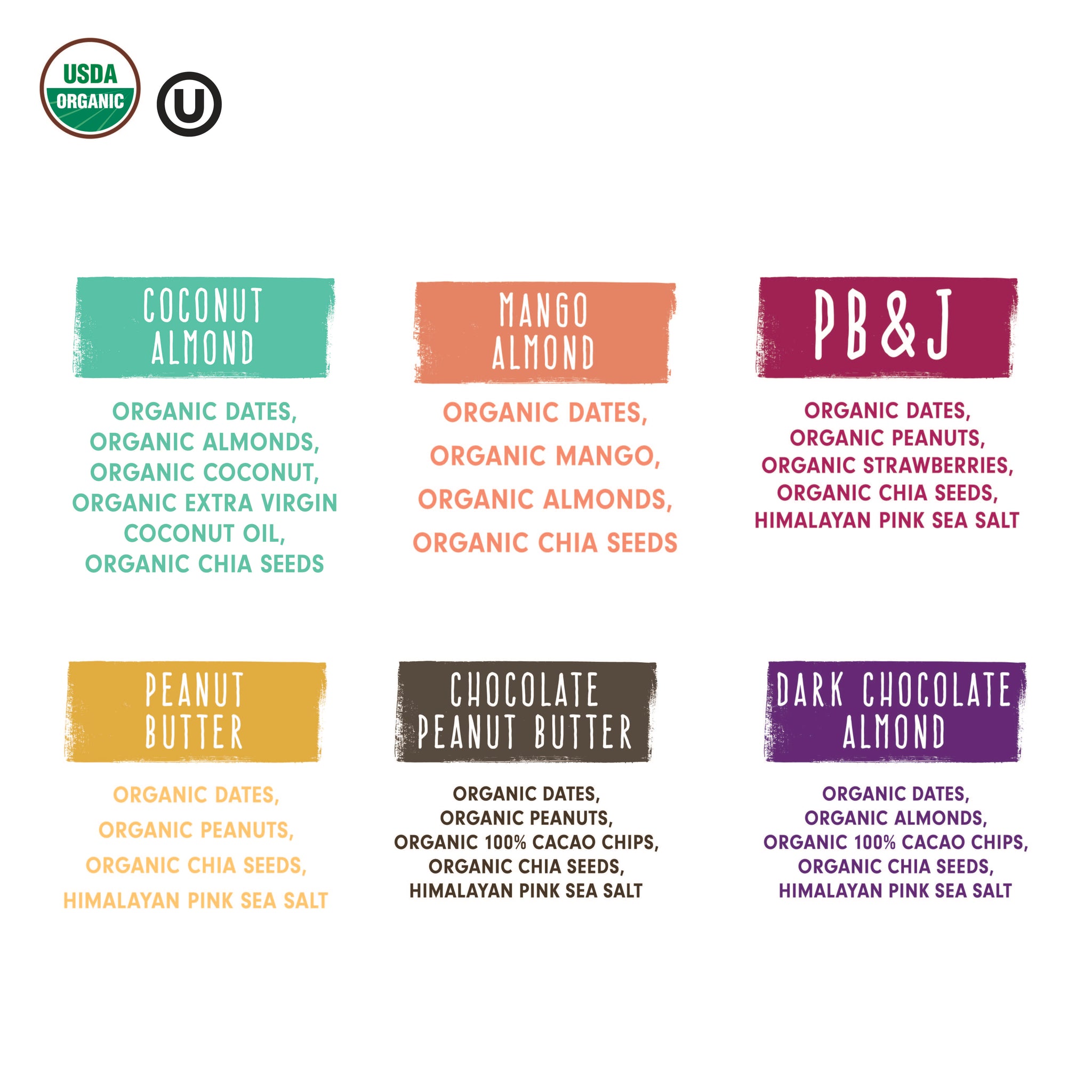 organic energy bar sample pack | jonesbar